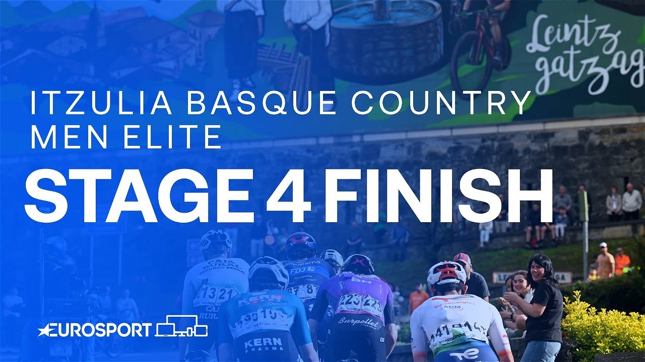 Stage 4 Finish Itzulia Basque Country 2024 | Eurosport Cycling - YouTube