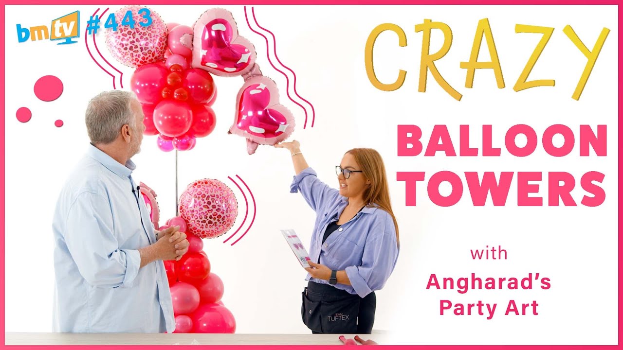 Crafting 'Crazy' Balloon Towers with Angharad's Party Art - BMTV 443 - YouTube