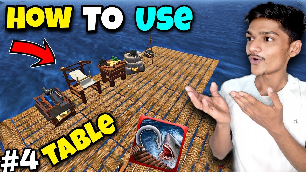 I Making All Crafting Tabel in Raft survival ocean Nomad in (Hindi ...