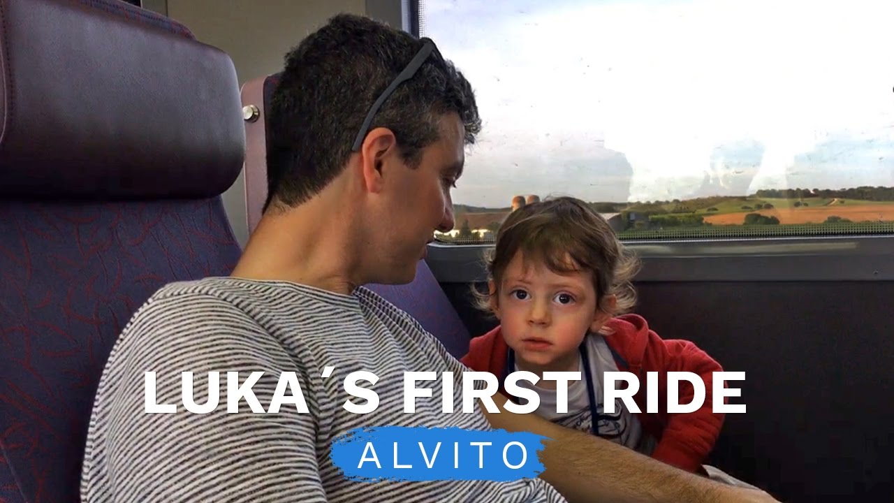 First train ride, our kid's dream comes true - YouTube