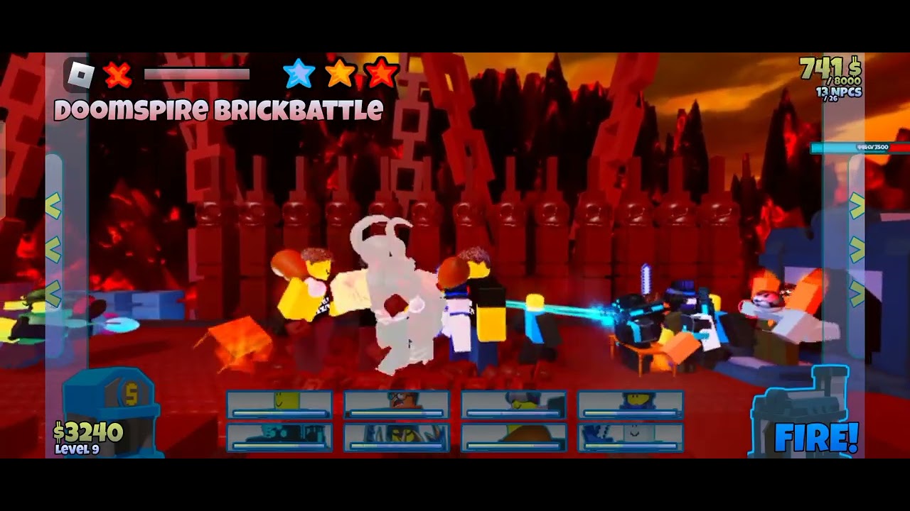 Beating 3 Star Deathbringer with this loadout Roblox The Battle Bricks ...
