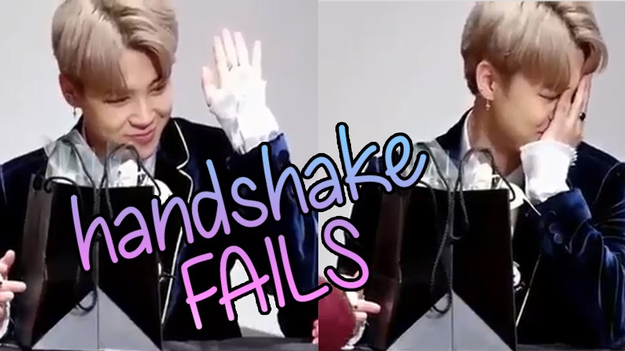 BTS Handshake Fails Compilation - YouTube