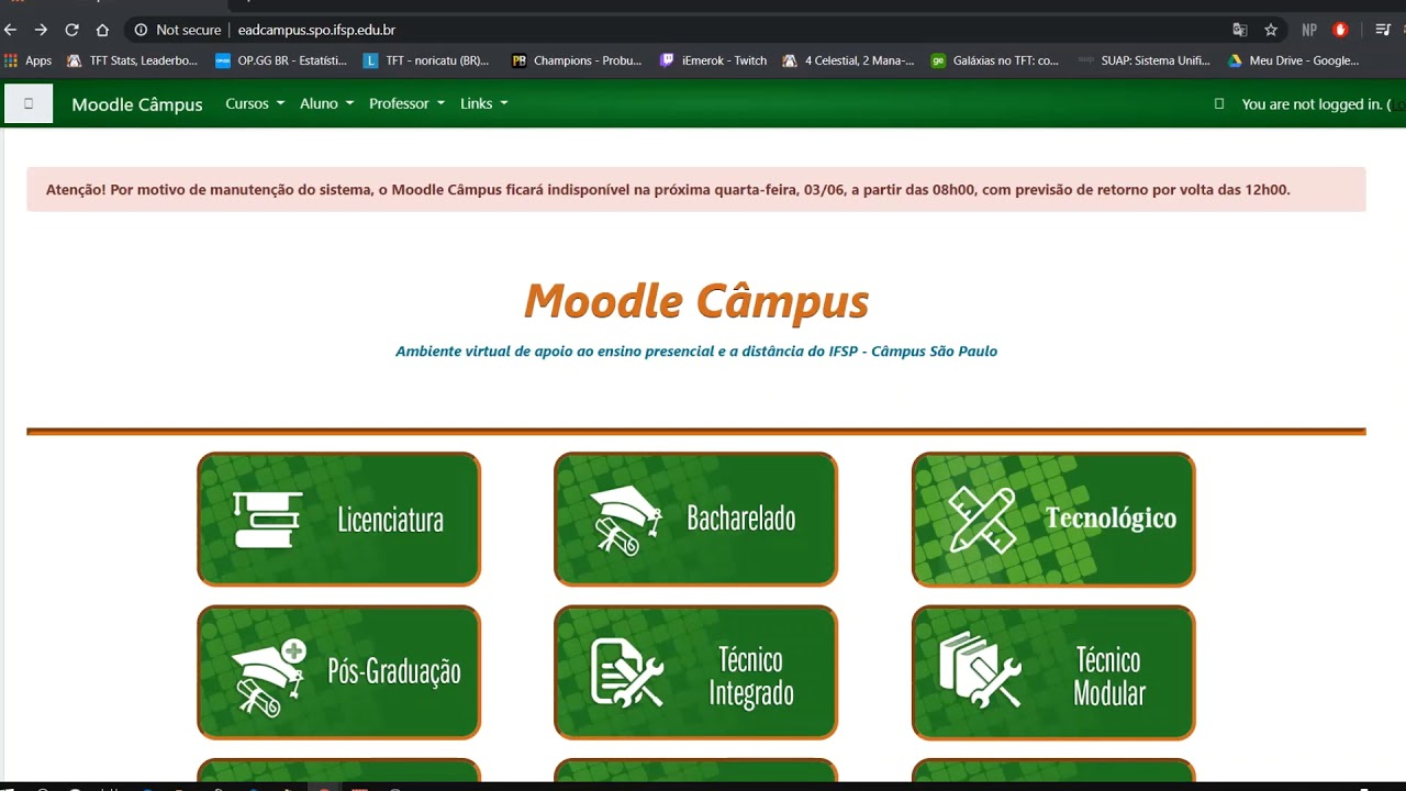 Como acessar o Moodle Câmpus? - YouTube