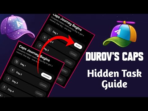 Caps Airdrop | How to do the hidden task - YouTube
