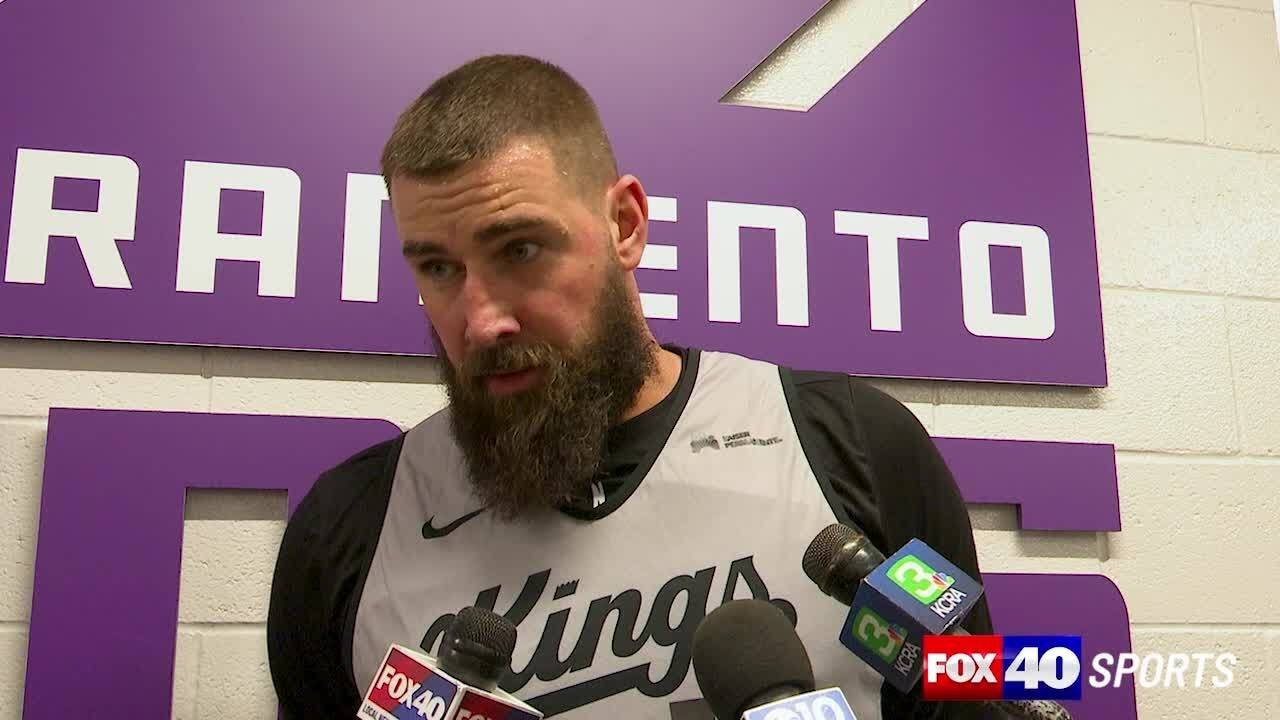 Jonas Valanciunas on his Kings facing De'Aaron Fox's Spurs, improved ...
