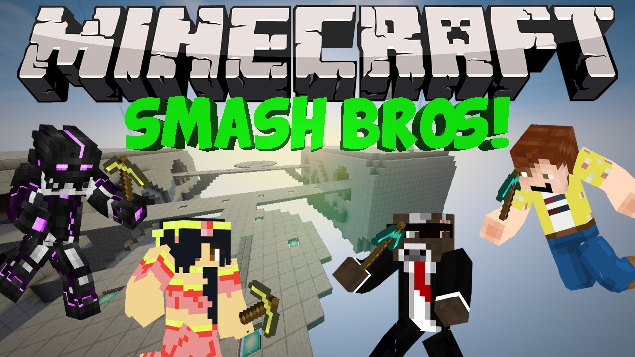 Minecraft: Smash Bros Mini-Game #5! - YouTube