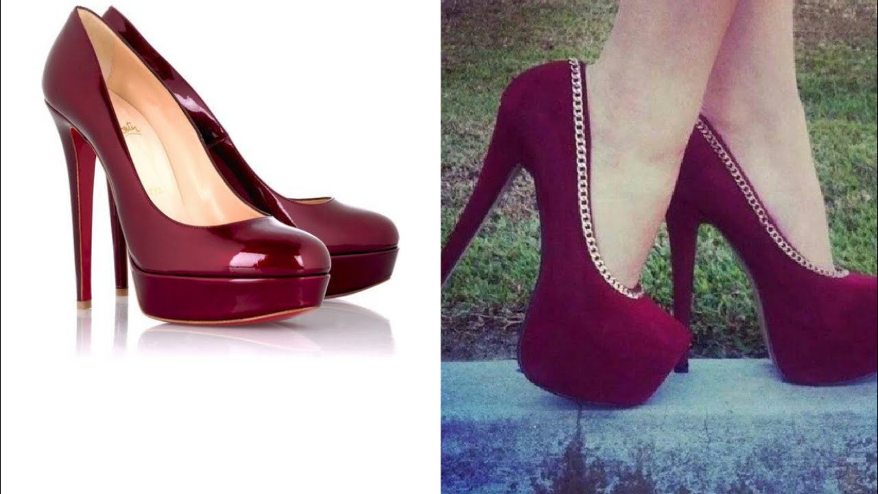 "Mesmerizing in Mehroon: The Ultimate Guide to Mehroon High Heels ...