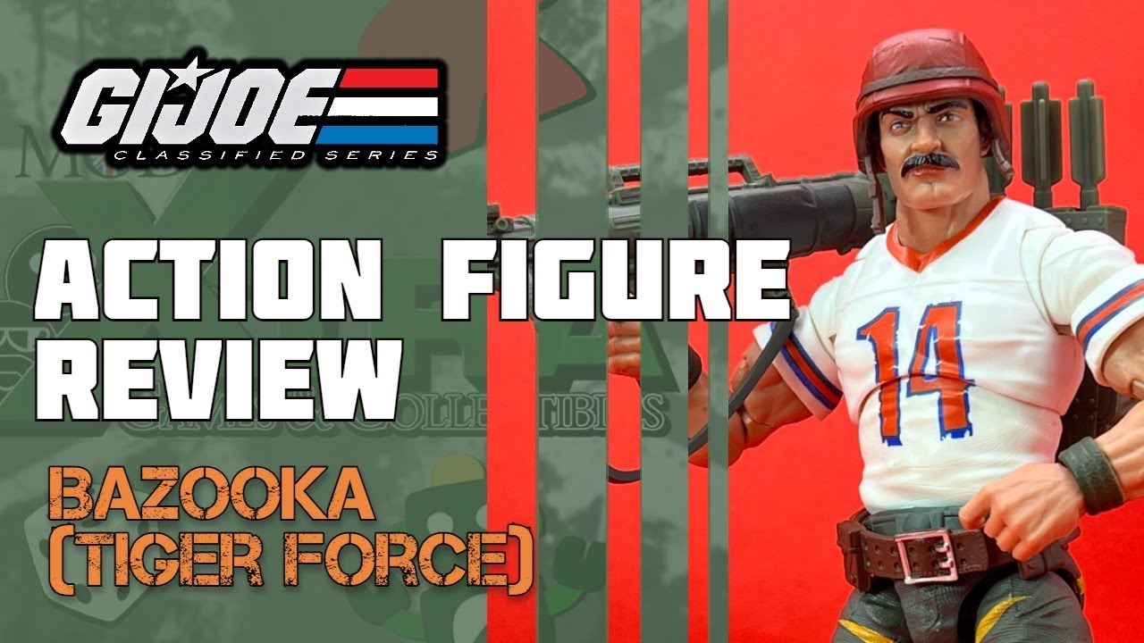 GI Joe Classified | Bazooka (Tiger Force) | Action Figure Review - YouTube