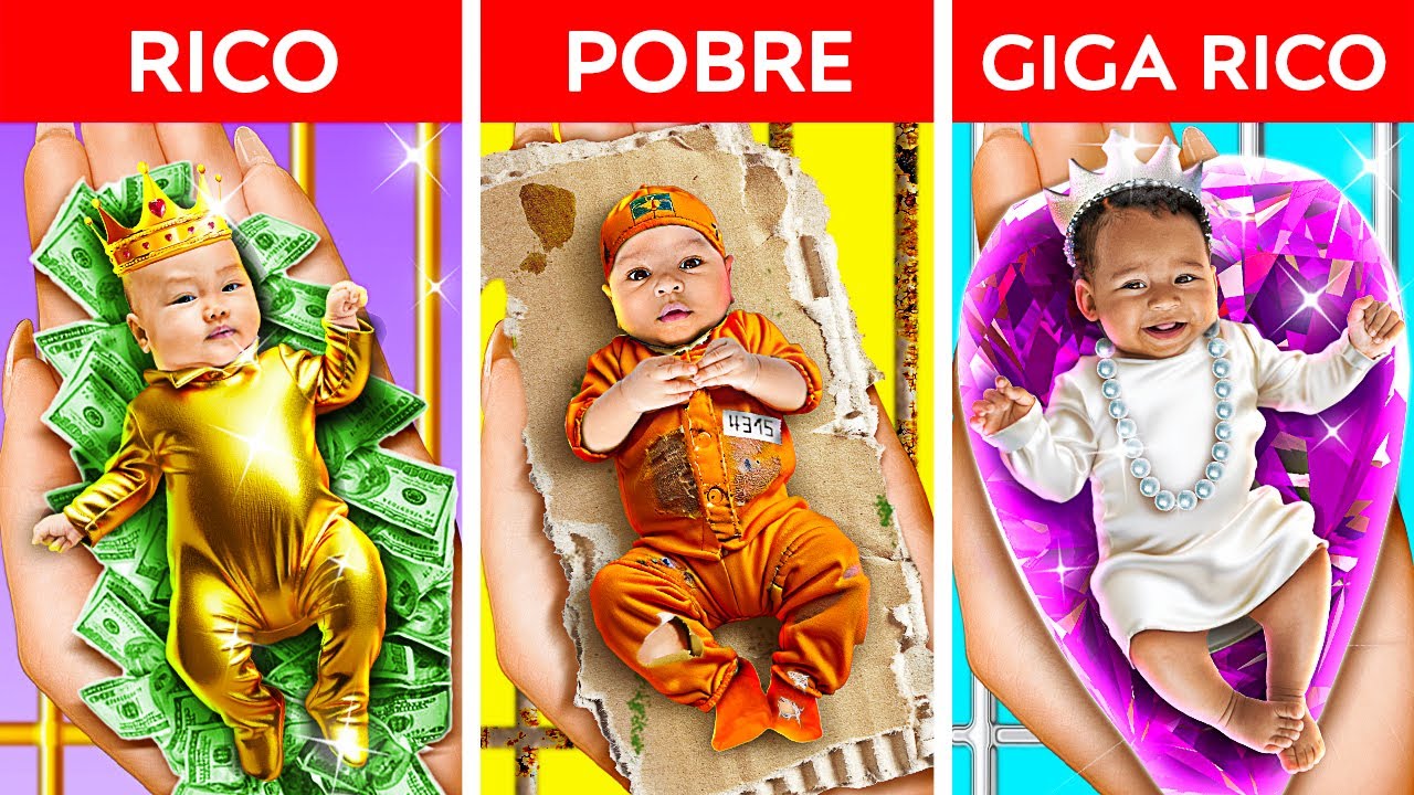 RICO VS POBRE EN LA CÁRCEL | Geniales Trucos de Embarazo e Ideas para ...
