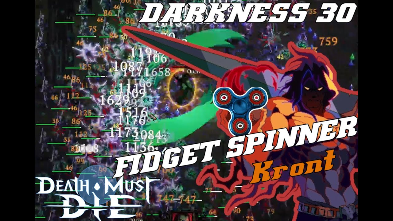 THIS FIDGET SPINNER KRONT BUILD IS INSANE IN DARKNESS 30!!! - YouTube
