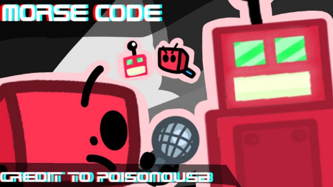 FNF X BFDI X PIBBY CONCEPT l VS. ROBOTY l MORSE CODE CREDIT TO ...