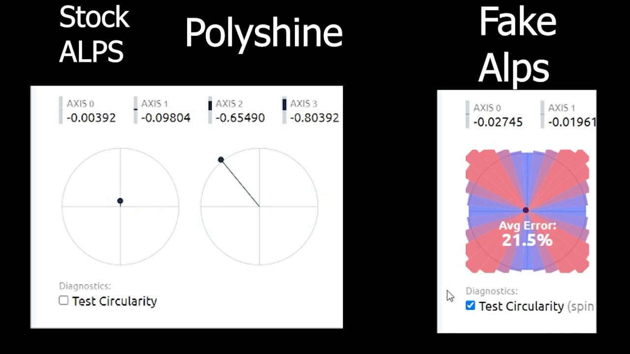Polyshine vs Genuine and fake ALPS - YouTube