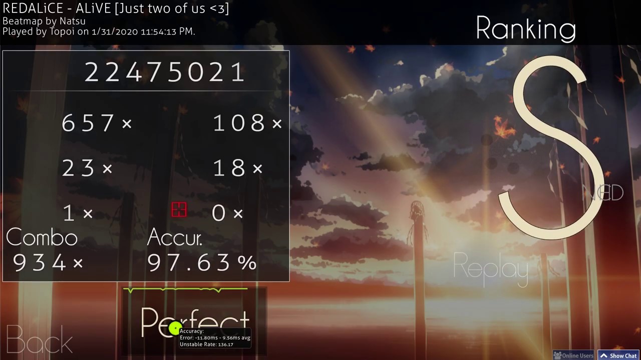 osu! 620npp | REDALiCE - ALiVE [Just two of us =3] +HDNC FC - YouTube