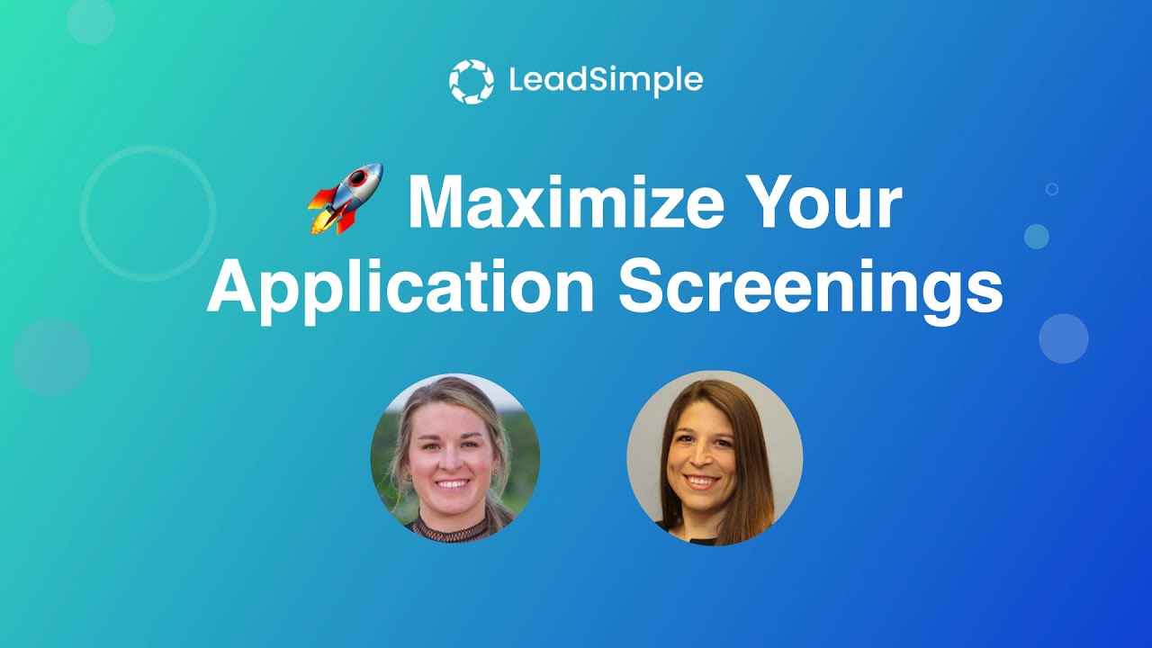 Lessons in Leasing: Reimagine Your Application Screening Process - YouTube