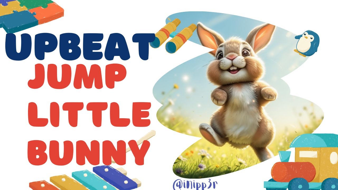 Upbeat - Jump, jump, little bunny, high up in the air, | #NurseryRhymes ...