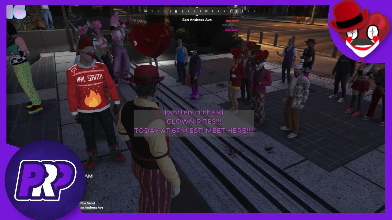 PurpleRP | Beans The Clown | CLOWN RIGHTS! (Part 1) - YouTube