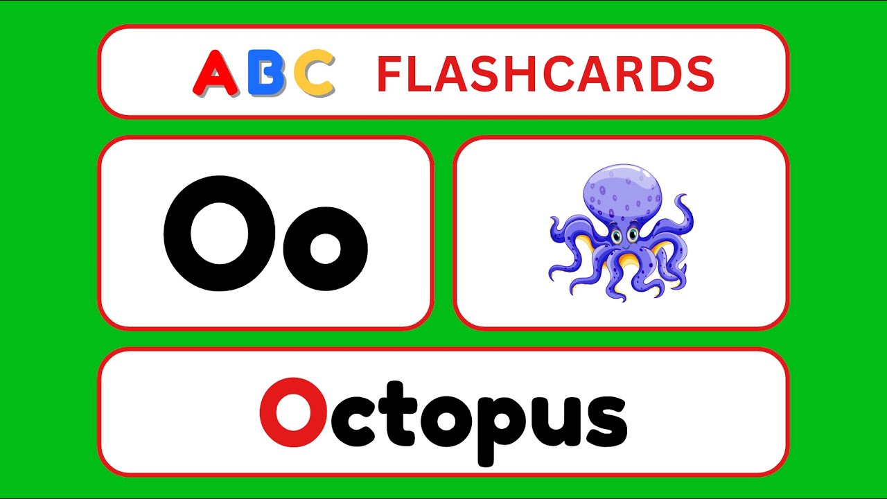 ABC Learning for Kids | Learn the Alphabet A to Z with ABC Flashcards ...