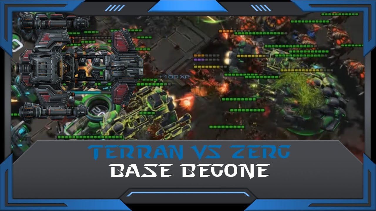 StarCraft 2 (RuFF Highlight): Base Begone - YouTube