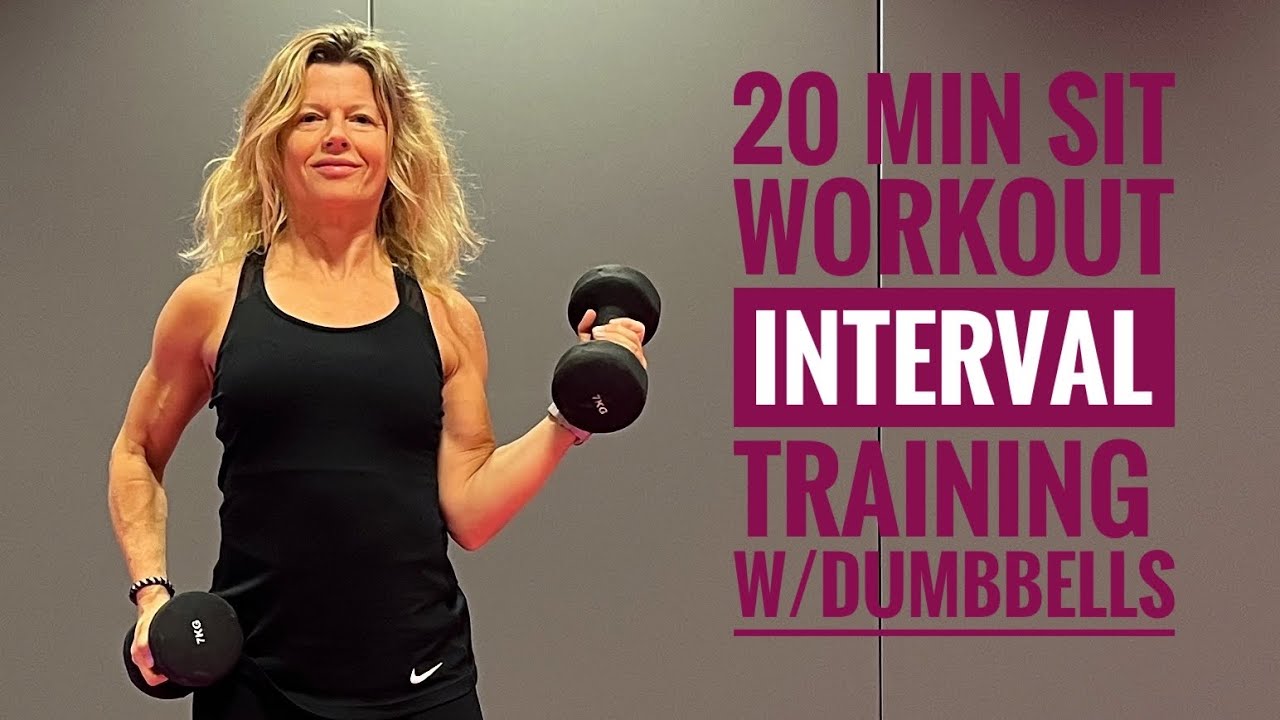 20 min SIT (interval training w/DB) /Stacy Sims style - YouTube