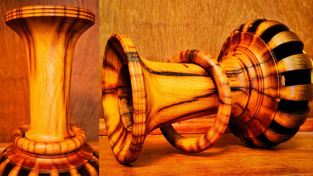 Woodturning - Amazing Vase Turning /Log Vase beautiful new project ...