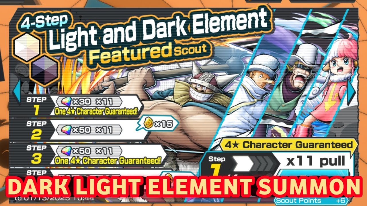 DARK AND LIGHT ELEMENT SUMMON | ONE PIECE BOUNTY RUSH - YouTube