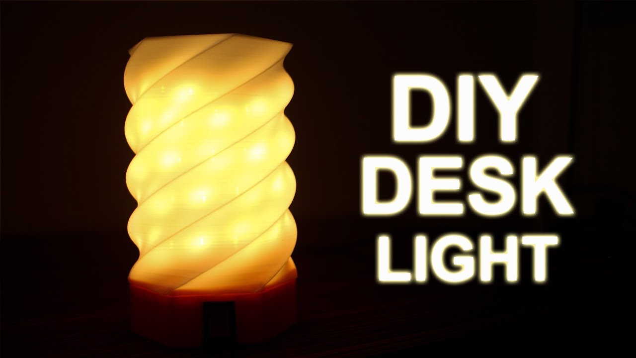 Awesome Idea - 3D Printed LED Desk Light - YouTube