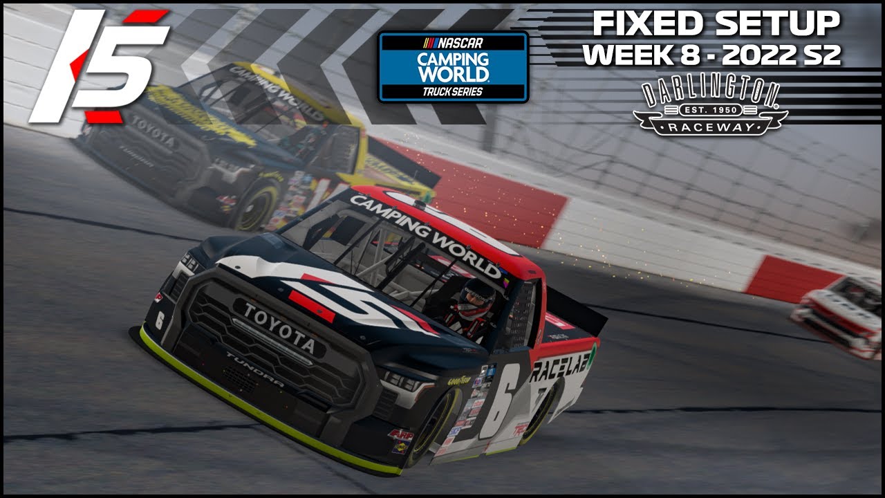 Truck Series - Darlington Raceway - iRacing NASCAR - YouTube