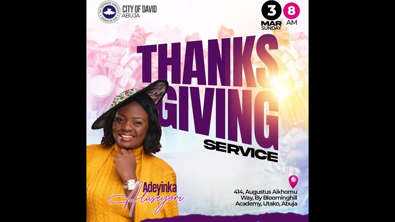 MARCH THANKSGIVING SERVICE [ 3/03/2024 ] - YouTube