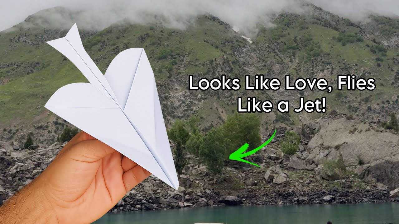 This Heart-Shaped Paper Plane Flew Like a Jet – You Won’t Believe How ...