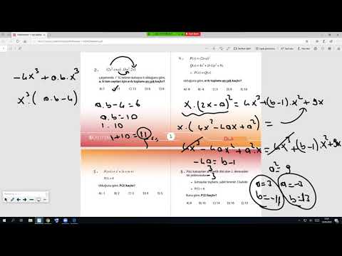 polinomlar soru çözümü(onur hoca)