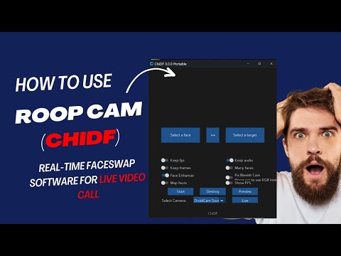 HOW TO USE ROOP CAM (CHIDF) FOR FULL BODY VIDEO CALL - YouTube