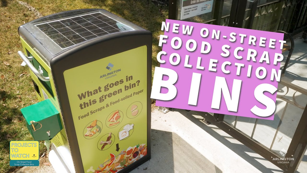 On-Street Food Scrap Collection Bins - YouTube
