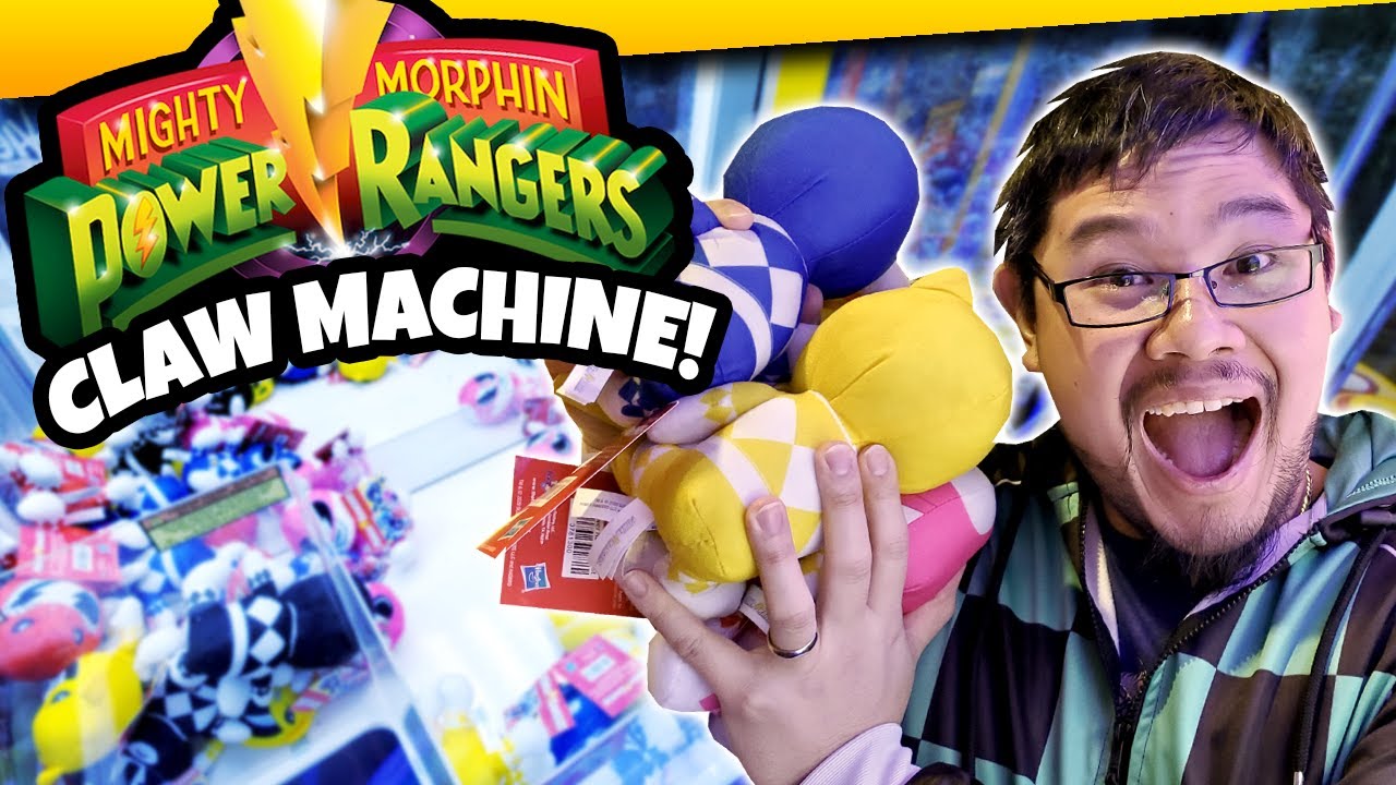 Go Go Power Rangers! Mighty Morphin' Power Rangers Toys Claw Machine at ...