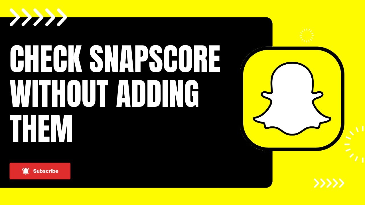 How to Check Someone's Snap Score Without Adding Them - YouTube