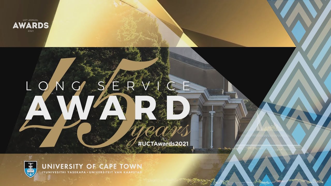 UCT honours staff on 45 years of service to UCT at the 2021 UCT Annual ...