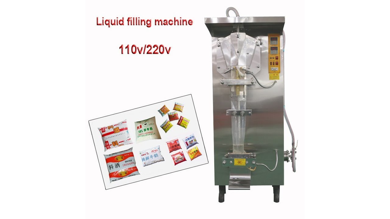 liquid packing machine Automatic water soymilk packing machine ...