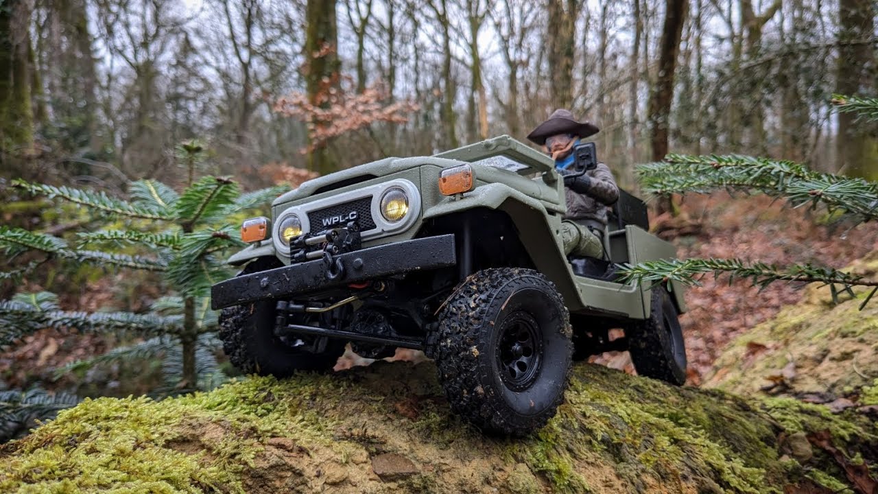 WPL C34 Jeep - New color / RES V3 - Ambient nature sounds... - YouTube