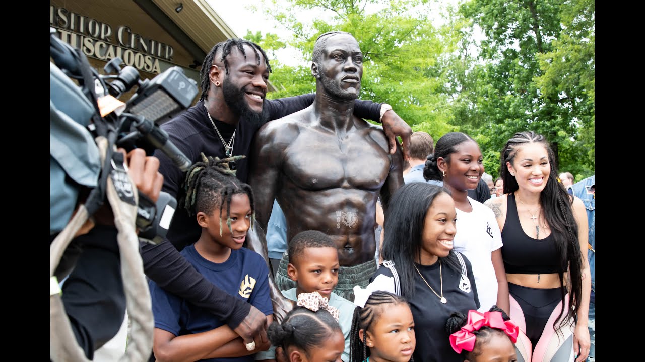 Deontay Wilder, (Bronze Medal Olympian/WBC World Champion)Statue ...