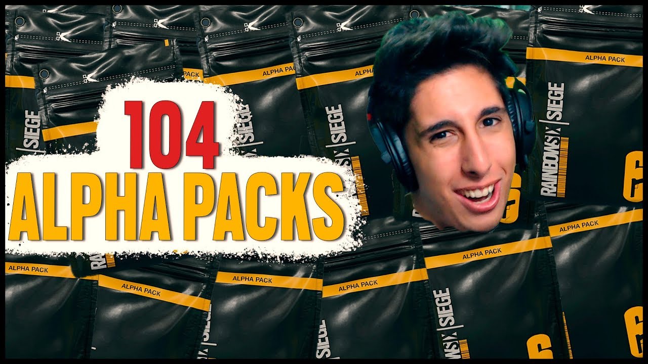 RESOLVI ABRIR 104 ALPHA PACKS! SERÁ QUE DEU BOM? - YouTube