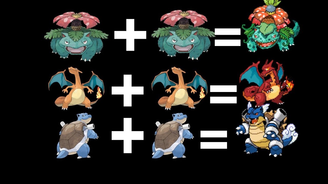 O que acontece se eu fundir um pokémon com outro de sua mesma espécie ...