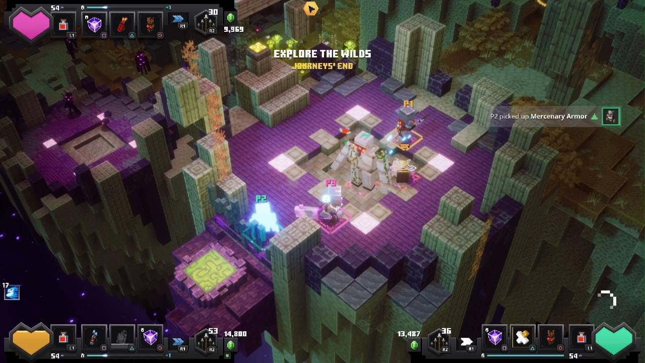 Taking on the Stronghold | Minecraft Dungeons Gameplay 28 - YouTube