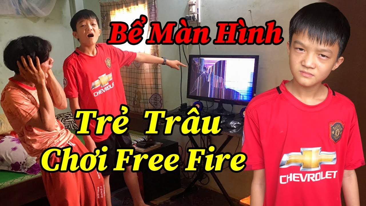 Vỡ Màn Hình Trẻ Trâu Chơi Free Fire Xem Phản Ứng Của Trẻ Trâu - YouTube