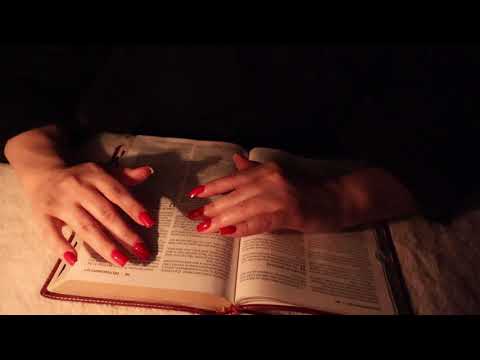 ASMR - Guided Breathing, Face Brushing, Medical Gloves And Deuteronomy 10 (The Tablets Rewritten)
