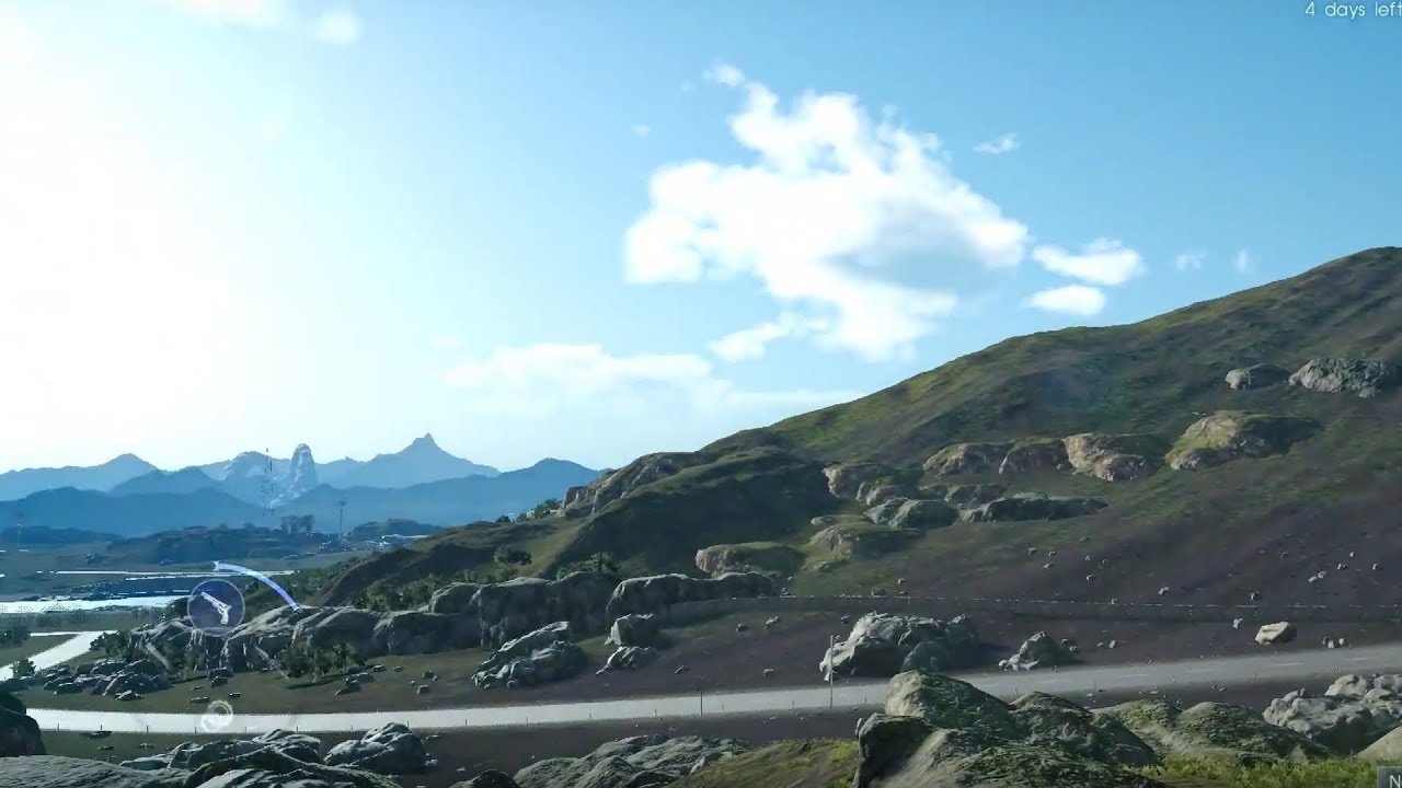 HOW BIG IS THE MAP in Final Fantasy XV? Run Across the Map - YouTube