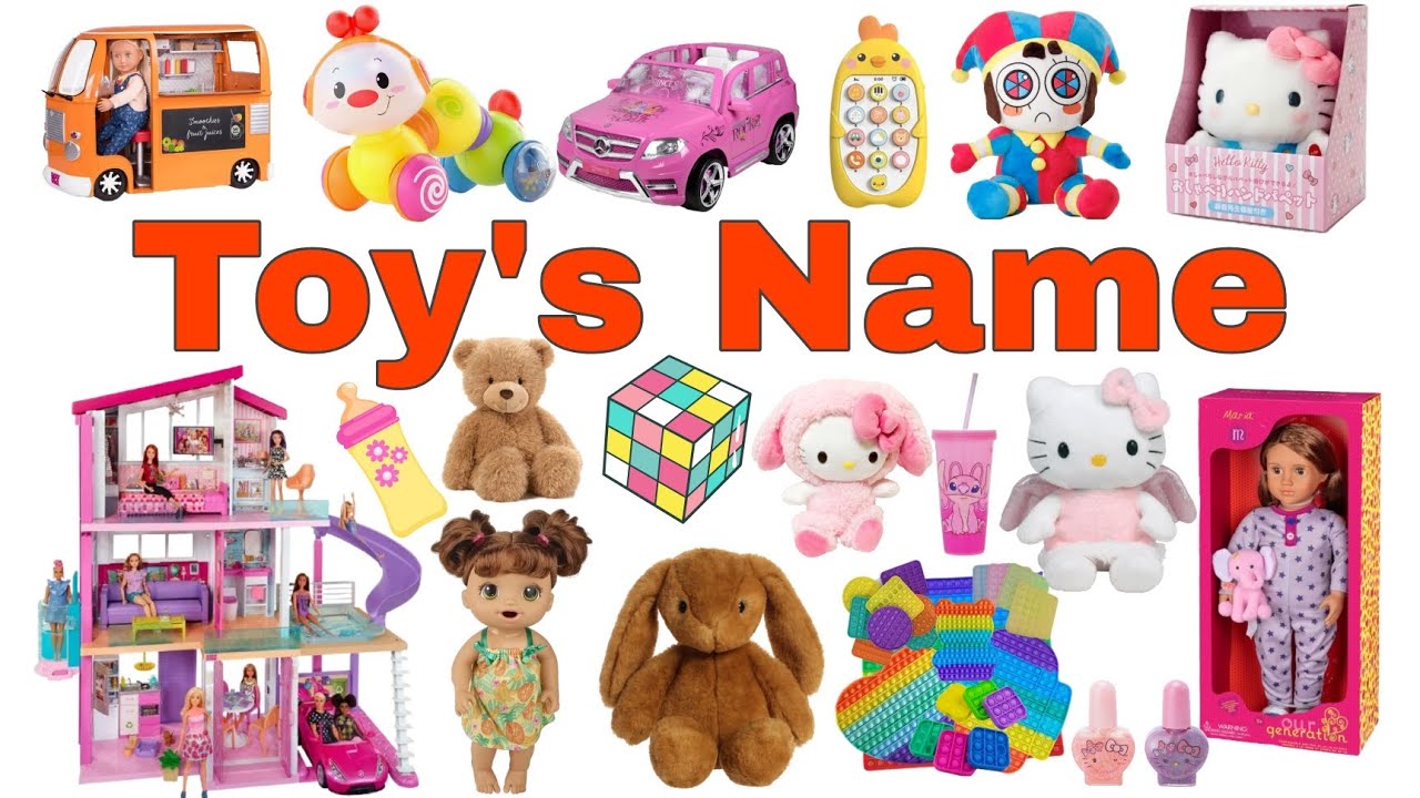 toys name in english!toys vocabulary! toys for kids!toys for children ...