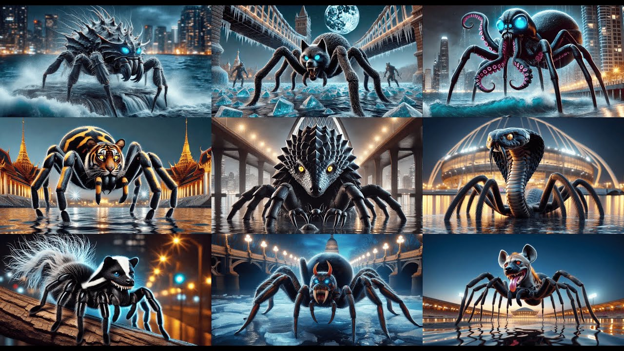 Amazing Animal Fusion Hybrid Black Widow Spider Hybrid with Other ...
