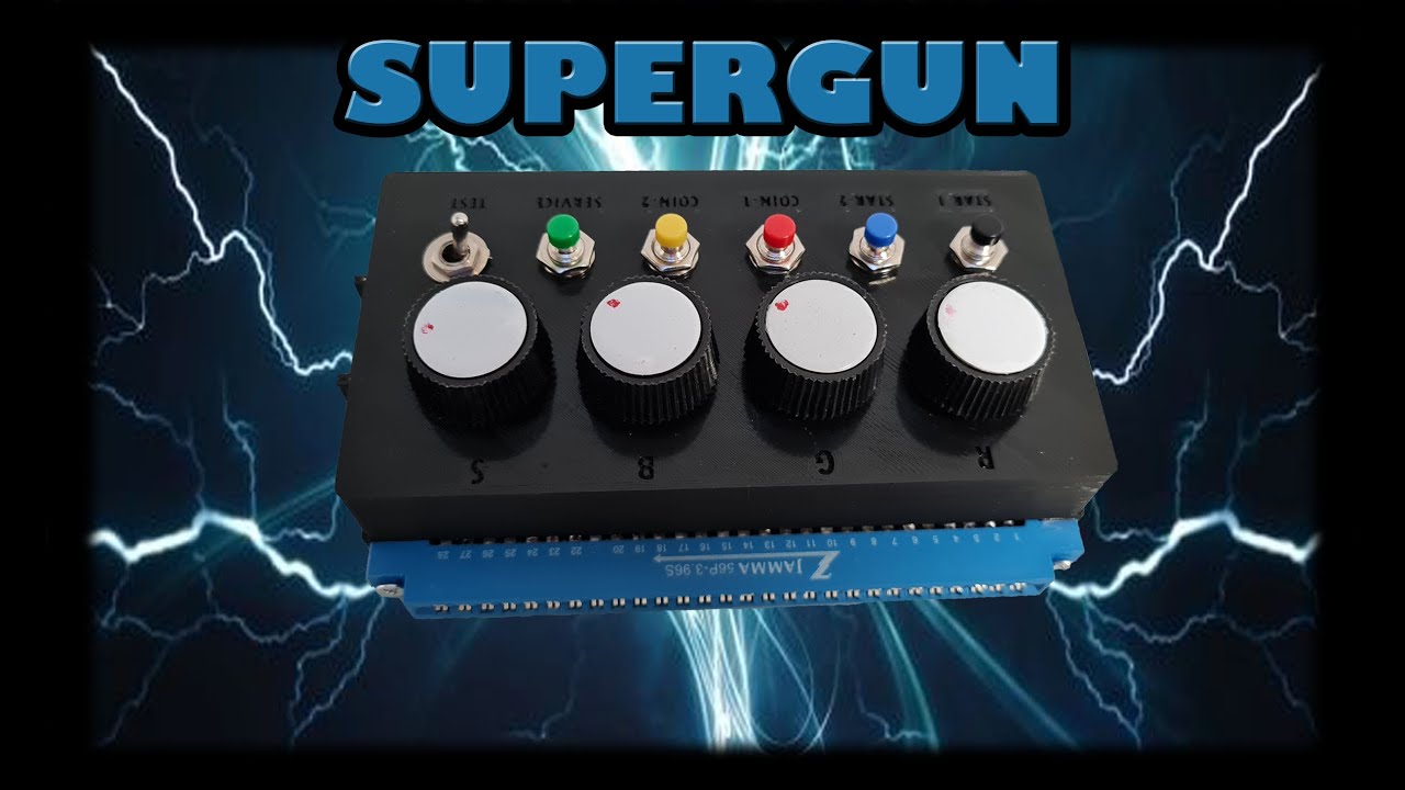 SUPERGUN, Classic Arcade Game PCBs JAMMA. Supergun casera, con esquemas ...