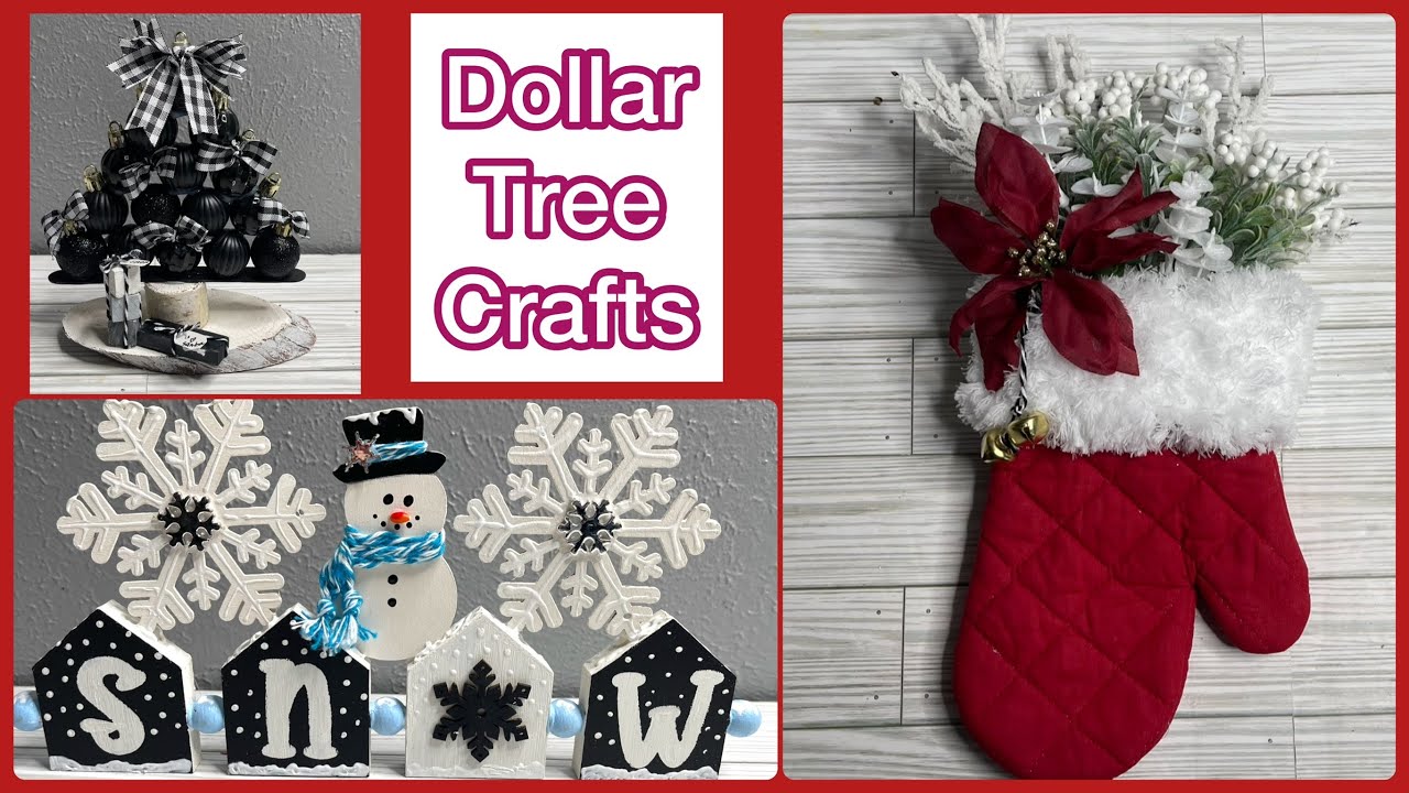 Winter Craft Ideas Dollar Tree - YouTube