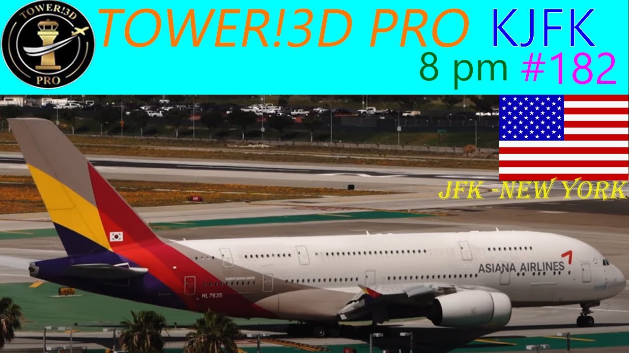 Carnarsie Approach @ New York JFK International Live ATC Tower!3D Pro ...